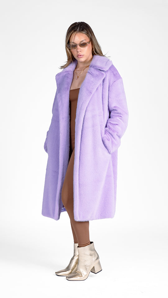 Posh Lilac Coat – Dria Dair Boutique